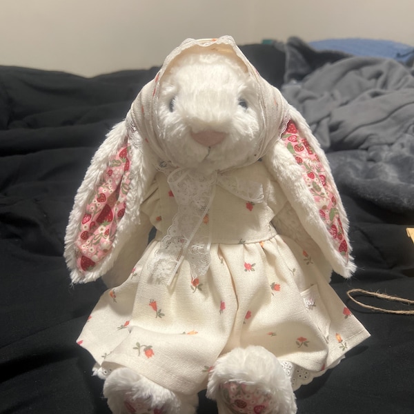 Dresses for Bunny Dolls ,pink Dress With a Large Bow on the Chest ...