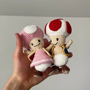 CROCHET PATTERN BUNDLE Toad Et Toadette Super Mario Bros Pdf File ...