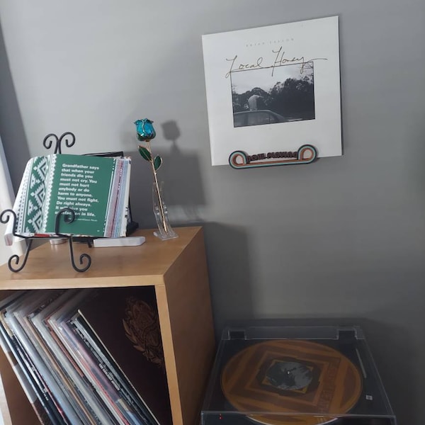 Now Playing - Vinyl Wall Mount - Record Display Stand - Album of the ...