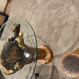 Tree Stump Dining Table Chestnut Oak - Etsy