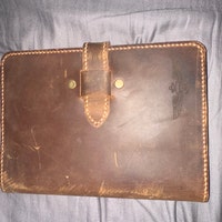 Personalized Vintage Leather Document Holder Case Folder A4 / - Etsy Canada