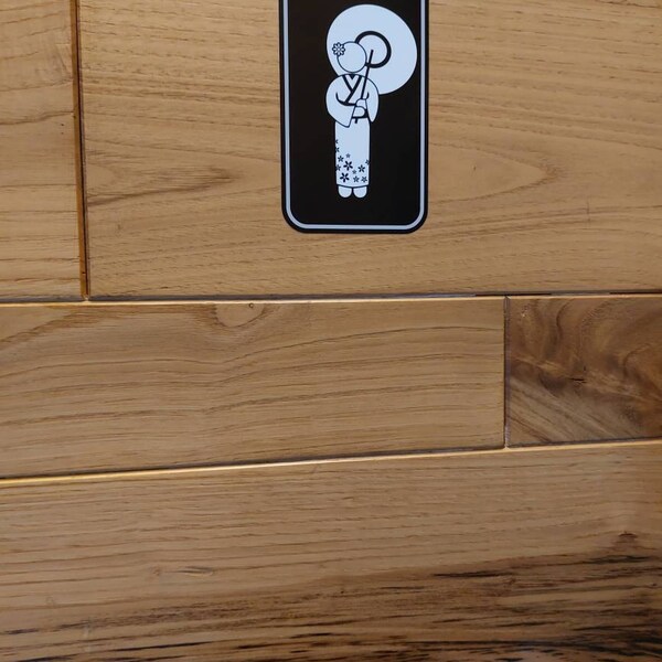Decal Sticker Wc Restrooms Sign Japan Man Woman Toilet Bathroom ...