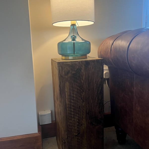 WOODEN Triangle BOOKREST | Book ORGANISER | Rustic Bedside Table Phone ...