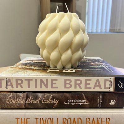 Huge Knot Candle Knitted Candle big Interwoven Knit Pillar Candles ...