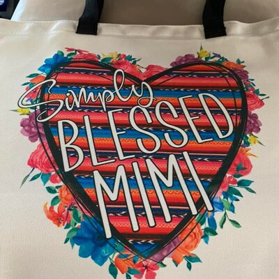 Simply Blessed Mimi Sublimation Design Printable Png Digital Download ...