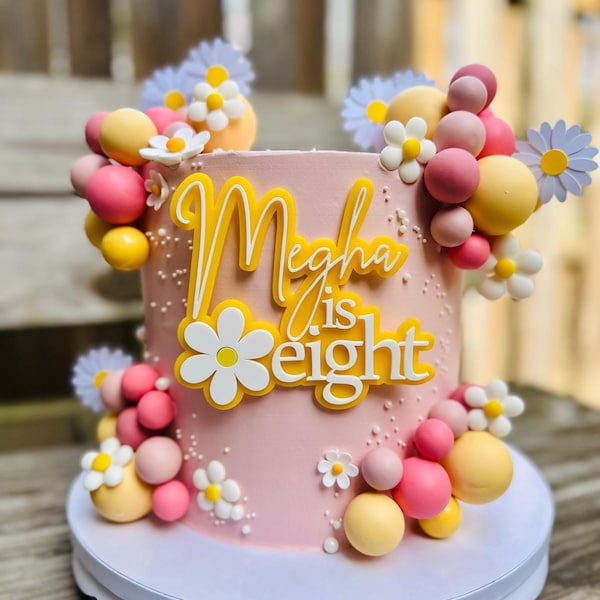 Barber Themed Personalised Cake Topper Acrylic, Custom Age | Hairstyle ...