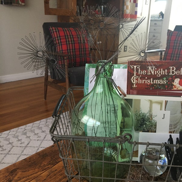 Wire Flower Meadow in a Wire Frame/flowers/seed Heads & Grasses/wire ...
