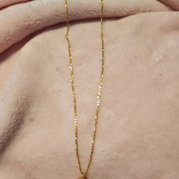 14k Gold Twist Chain Necklace, Thin Rope Chain Necklace, Dainty ...