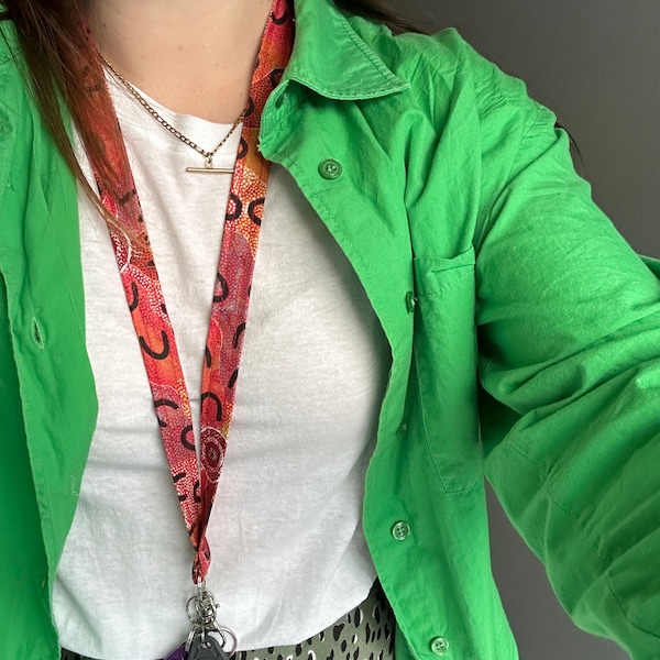 Indigenous Lanyard L Indigenous Designs L Hand Made by Proud Wiradjuri ...