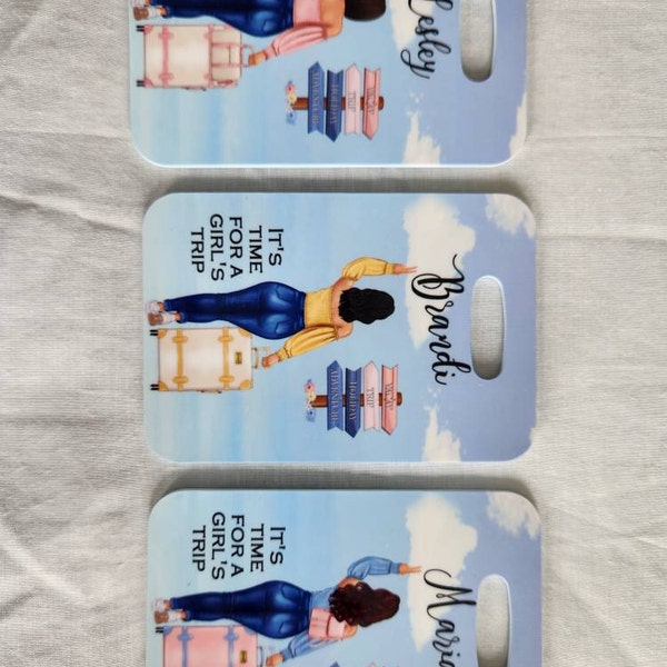Best Friends Tag, Personalized Vacation Tag, Travel Bag Tag, Backpack ...