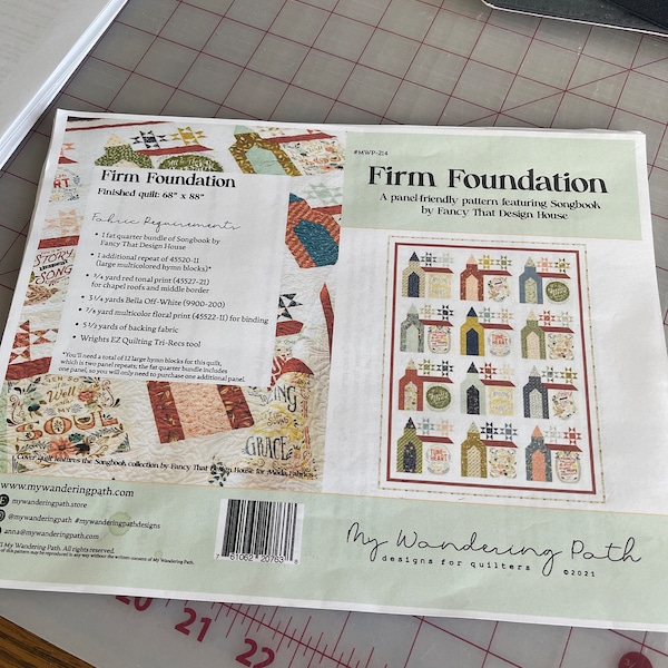 Firm Foundation PDF Quilt Pattern - Etsy