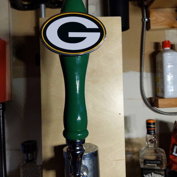 Green Bay Packers Football Beer Tap Handle - Etsy
