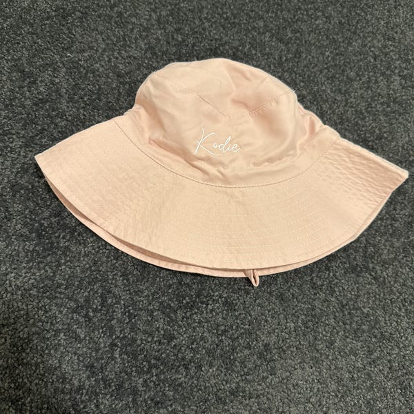 Custom Kids Summer Hat, Embroidered Baby Hat, Personalized Hat, Custom ...