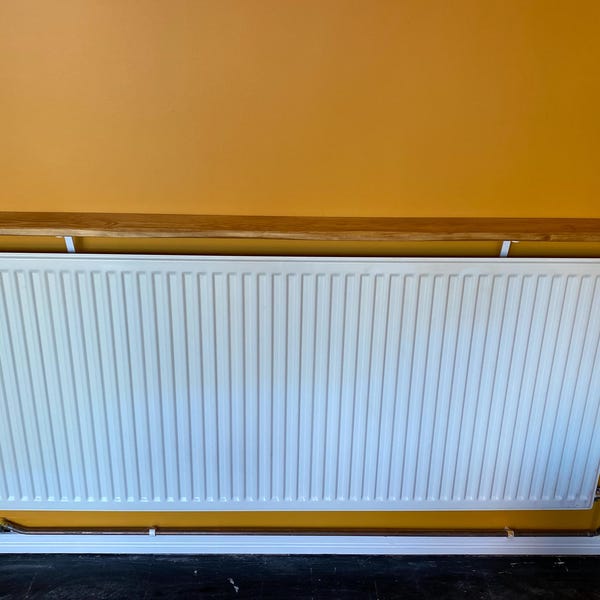 Handmade Radiator Shelf, Made From Solid Wood, Rustic Style ...
