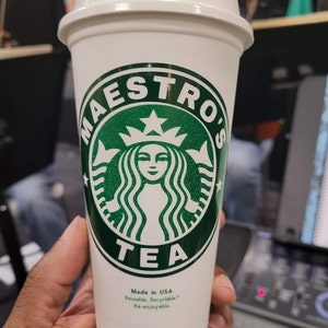 Personalized Starbucks Coffee Cup Label Files Svg Png Dxf. - Etsy