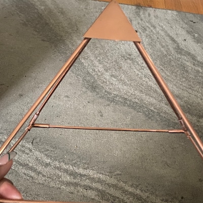 Pure Copper Pyramid Energizer for Energizing Crystals, Pendulums and ...