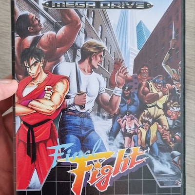 Replacement Cover Final Fight PAL Hack Version Sega Megadrive Custom ...