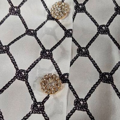 Cutie Pie Mini White Resin Roses NO SEW Clip on Button Covers Set of 6 ...