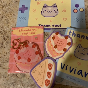 Cat Melon Soda Glitter Sticker/ Cat Sticker/ Cute Sticker/ | Etsy