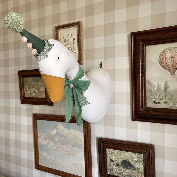 Hanging Animal Head, Bear Wall Art, Bear Head Decoration, Wall Mount ...