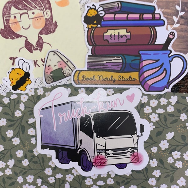 Truck-kun Sticker - Isekai Express - Matte Stickers - 3 Inches - Etsy