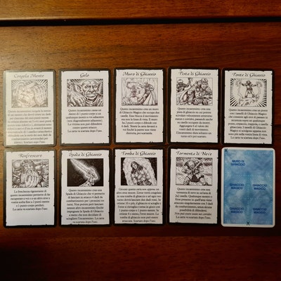 English Bundle Set: Nature, Ice, Bard and Witch Lord Spells Knight ...