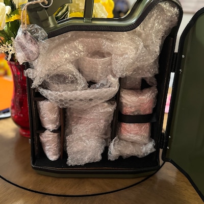 20 L Custom Jerry Can Mini Bar for a Gift, Chess Set Present for the ...