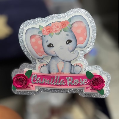 Purple Elephant Girl Clip Art Watercolor. Baby Elephant - Etsy