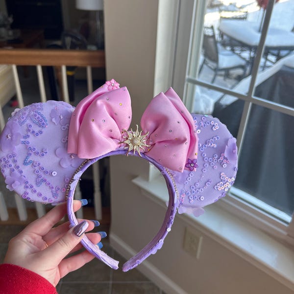 Rapunzel Minnie Ears, Rapunzel Disney Ears, Rapunzel Mickey Ears ...
