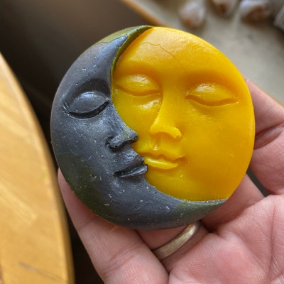 Sun and Moon Face Silicone Mold Chocolate Mold Candle Mold - Etsy