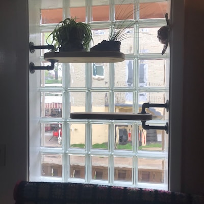 Swivel Shelf With Drip Groove for Window or Wall Industrial - Etsy