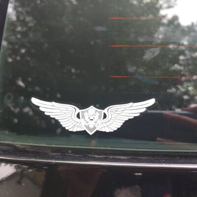 Army Aviation Badge basic Wings Vinyl Decal, Sticker, US Army Enlisted ...