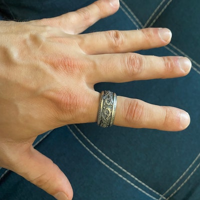 Norse Ringerike Dragon Viking Ring Scandinavian Norse Jewelry - Etsy