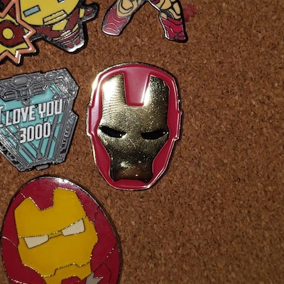 Iron Man Emblem Logo Lapel Pin Hat Pin - Etsy