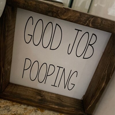 Beards Are Cool Mullets Are Bad Sign, Funny Bathroom Sign, Funny ...