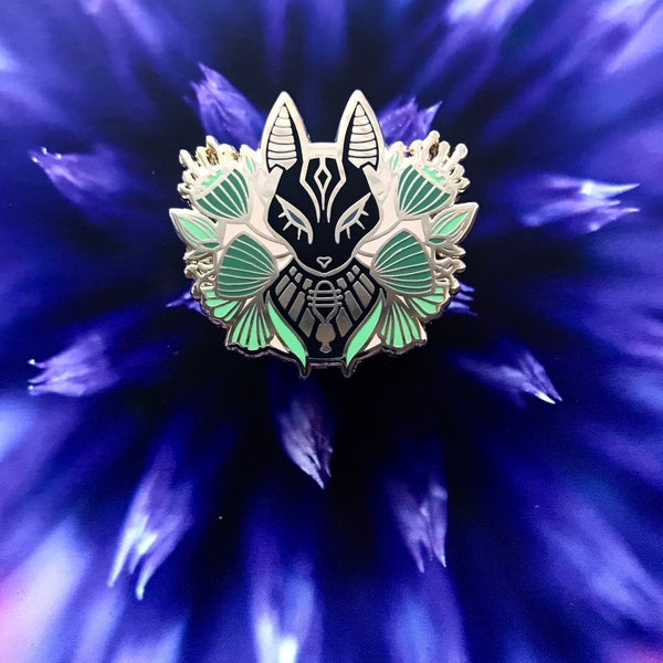 Bastet Hard Enamel Pin Egyptian Collection Unique Fantasy Mythology Art ...