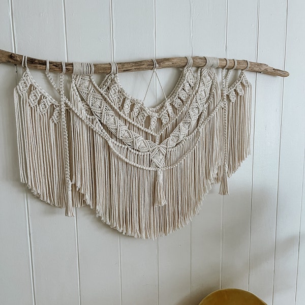 Large Macrame Wall Hanging Pattern PDF, Detailed Step by Step Photos ...