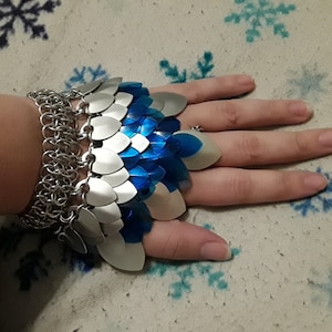 Purple Haze Dragon Scale Mail Hand Armor custom Dyed - Etsy