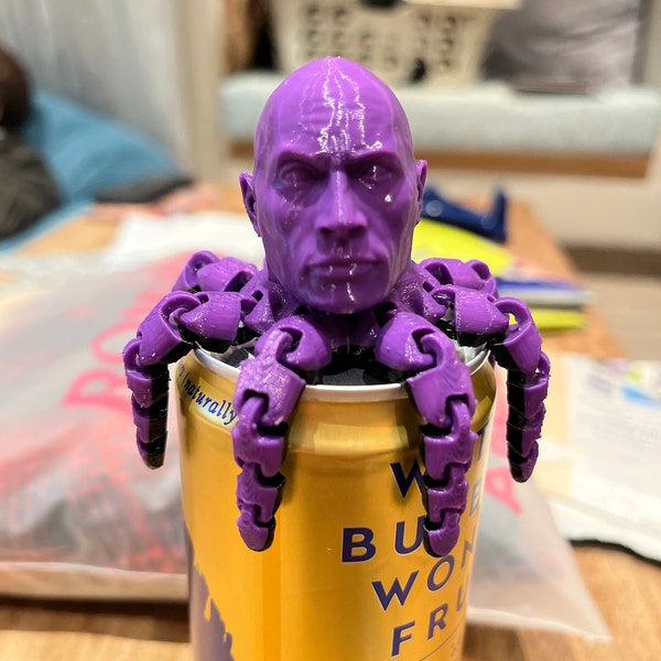 The Rocktopus, 3D Printed, Fidget Toy, WWE, Rocktopus Fidget, Octopus ...