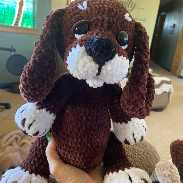 Crochet Dog Pattern, Plush Dog Toy, Amigurumi Dog Pattern, Crochet ...