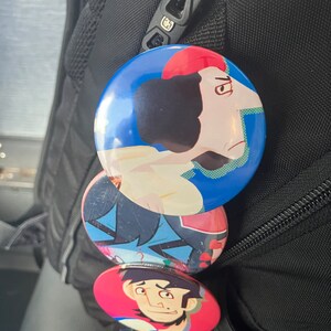 Sam & Max: the Devils Playhouse Pins / Buttons 58mm, Sammun-mak and ...