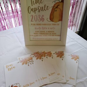 Girl Pumpkin Time Capsule Fall Time Capsule Fall First - Etsy