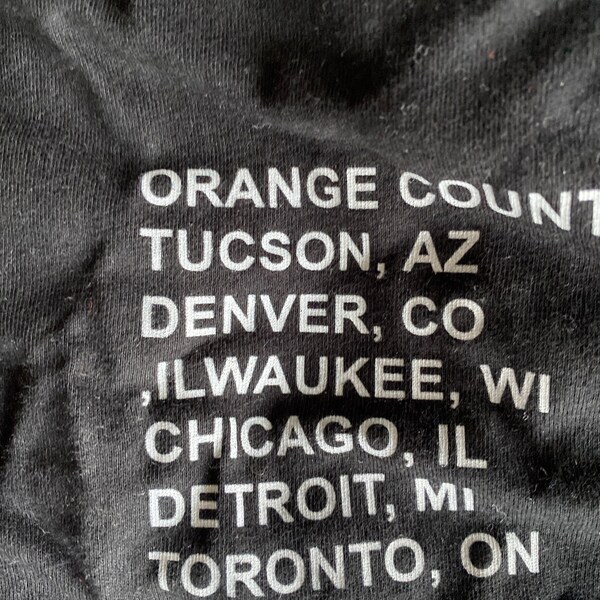 Limited Travis Scott Rodeo Tour Date 2015 Mens T Shirt - Etsy