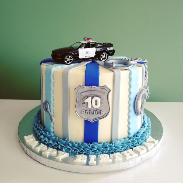 Police Silicone Mold Kit - Police Badge Mold - Handcuff Mold - Police ...