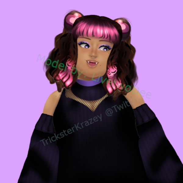 Cute Vtuber Model - Body Base - .PSD | Separated Layers | Vtuber Assets ...