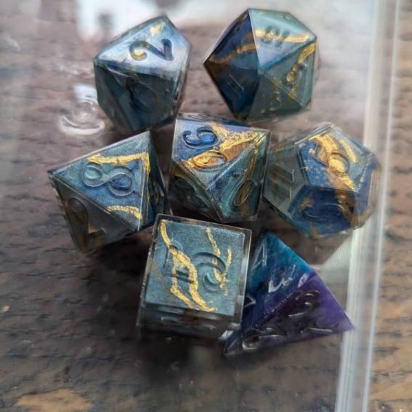 Dnd Dice Mold Set With Blanks/geode Mold- Various D6 and D4 Shapes ...