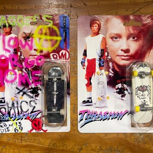 Fingerbomb Sk8boards Complete Custom Retro Style Fingerboard - Etsy