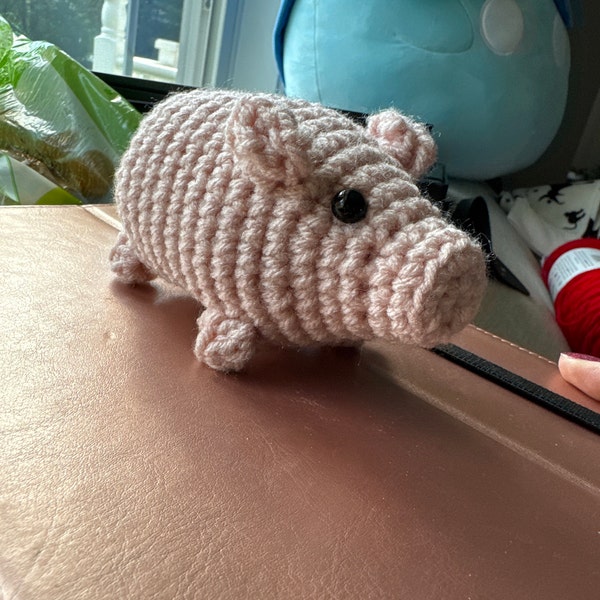 Mini Pig Crochet Pattern: Beginner-friendly Animal Tutorial (PDF) - Etsy