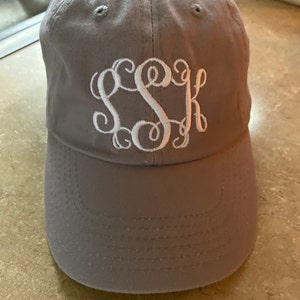 Ladies' Monogram Baseball Cap Custom Color Hat and Embroidery. - Etsy