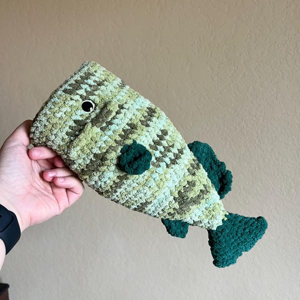 PATTERN: Plush Barry the Bass Pattern - Instructions for Making a Bass ...